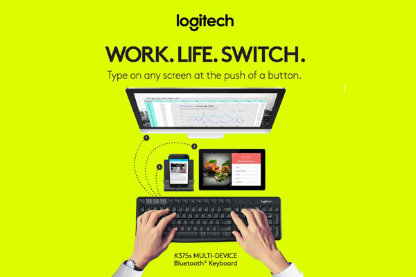 โลจิเทค เปิดตัว K375s มัลติ-ดีไวซ์ สำหรับอุปกรณ์เคลื่อนที่