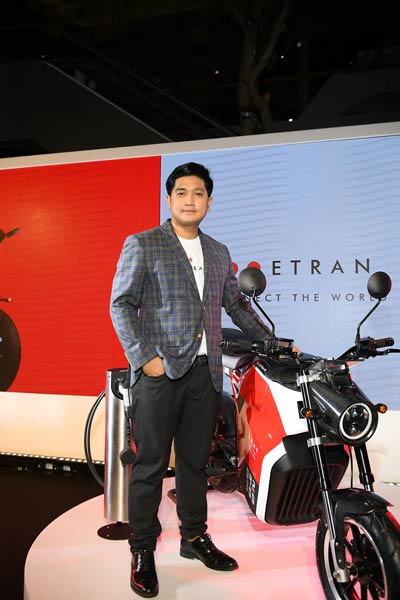 มอไซต์ไฟฟ้า ETRAN ปักหลักไทย 2 แสนคันภายใน 10 ปี - TheReporterAsia